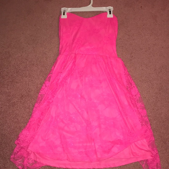 Dresses | Pink Homecoming Spring Fling Dress | Poshmark